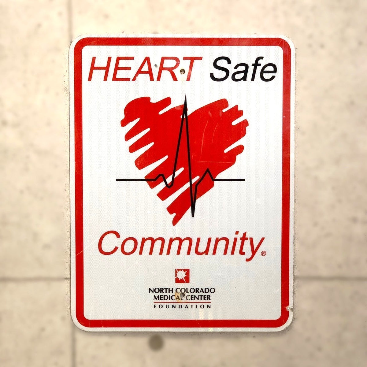 HEART Safe Community ロードサイン 道路標識 トラフィックサイン ストリート ヴィンテージ – L.A.DEPO（エルエーデポ）
